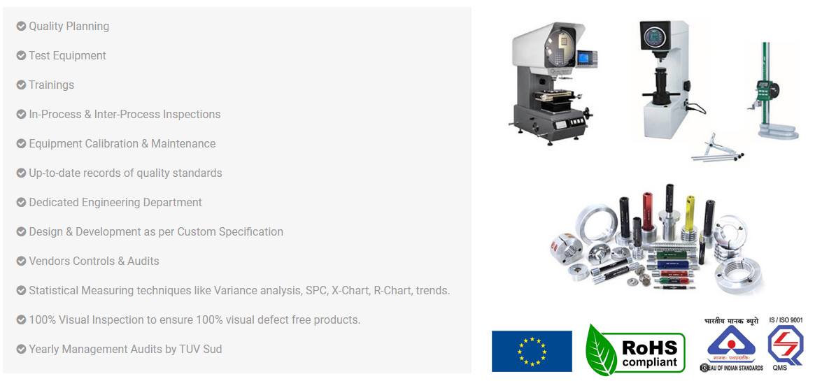 Quality level - Shree Krishna Valves